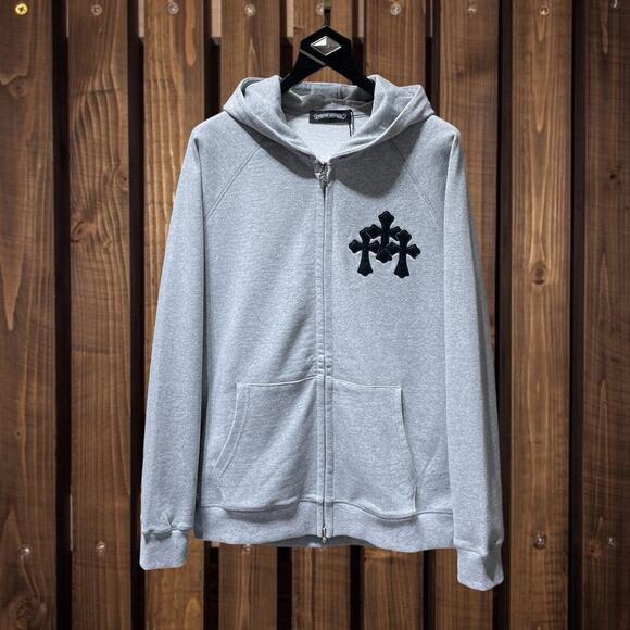 Chrome Hearts | Jackets & Coats | Chrome Hearts Gray Jacket | Poshmark